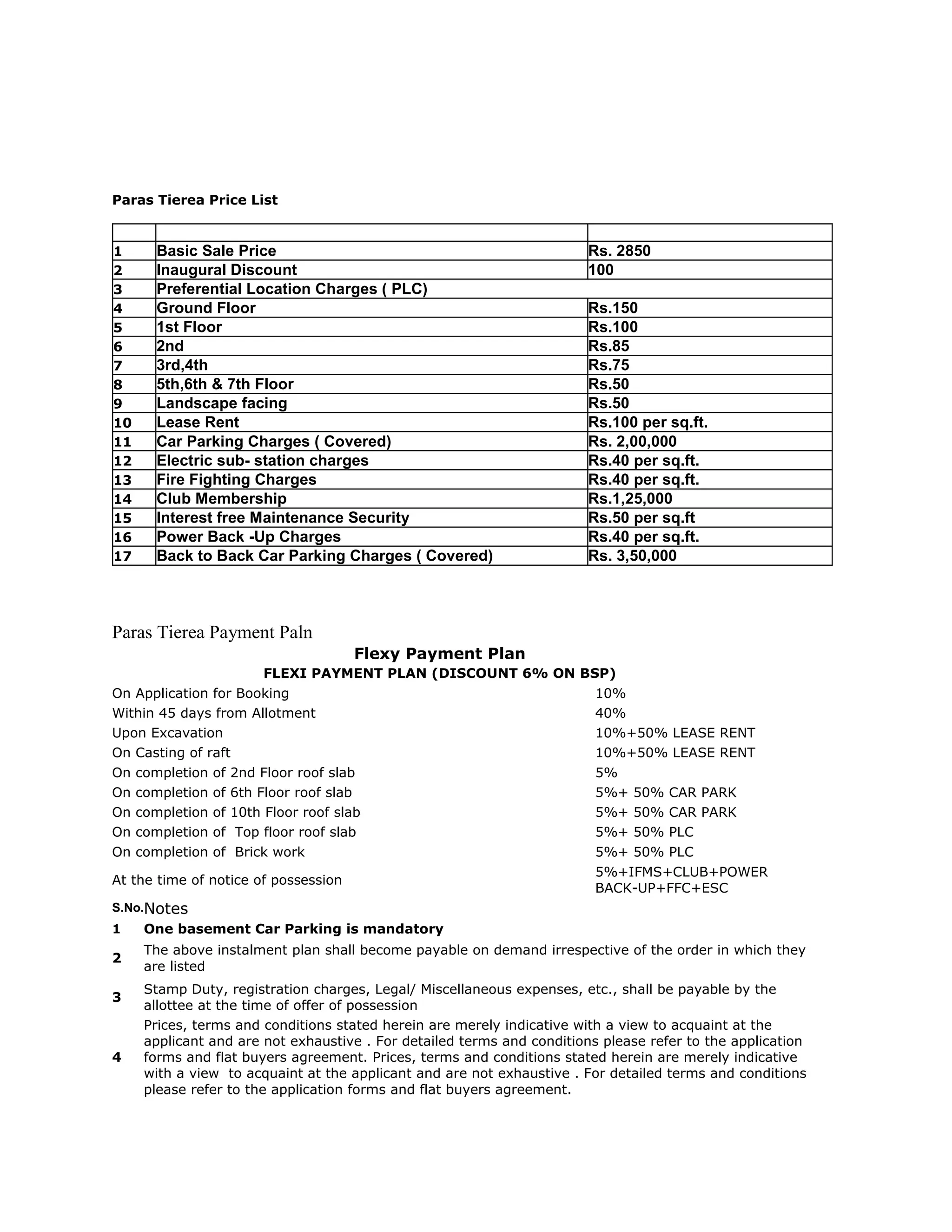 Paras Tierea Noida | PDF | Developmental Sites | Real Estate