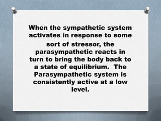 Parasympathethic system | PPTX