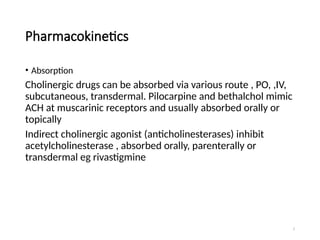 parasympathetic drugs . kabarnet KMTC pptx | PPTX