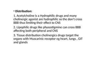parasympathetic drugs . kabarnet KMTC pptx | PPTX