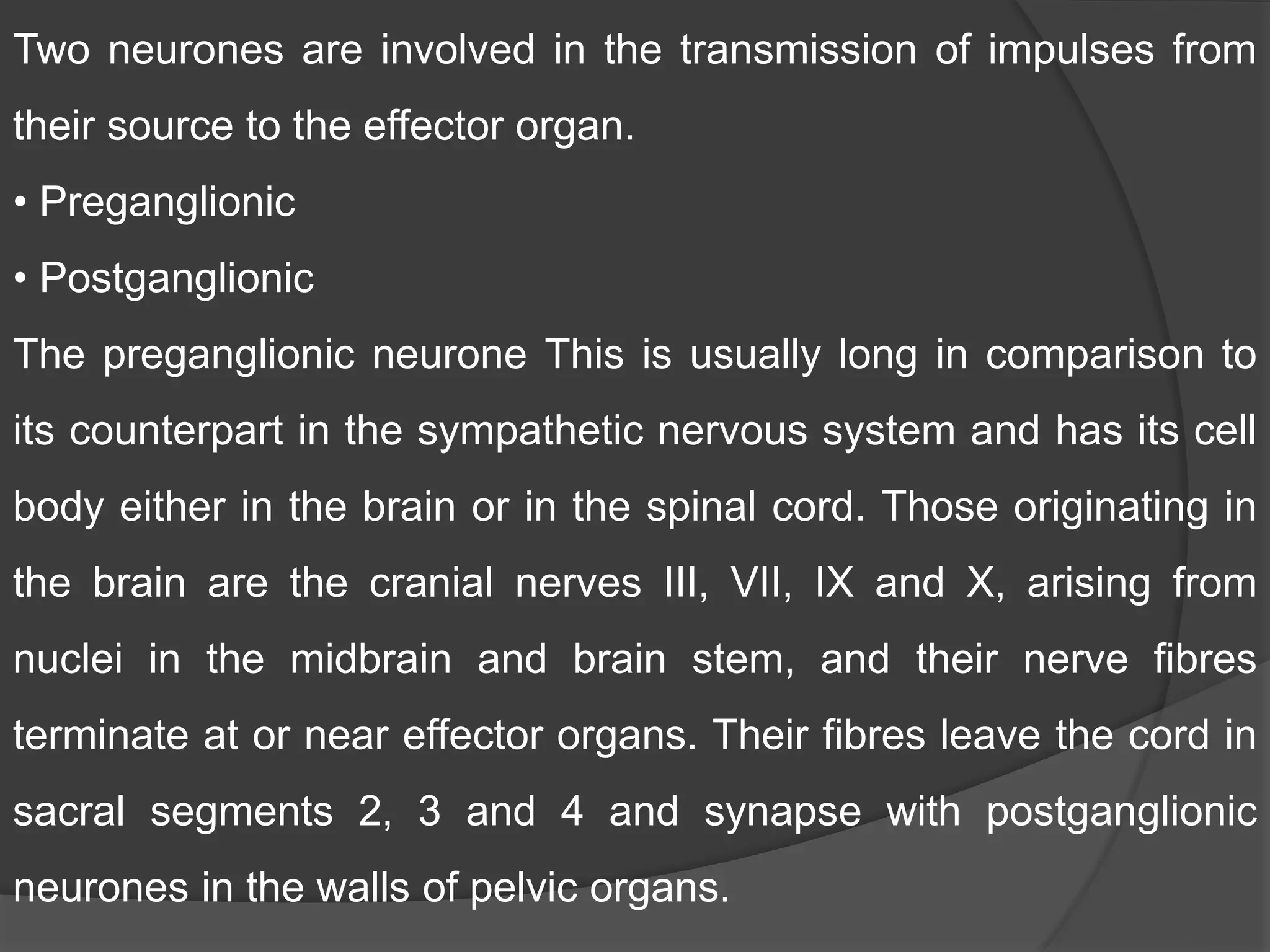 Parasympathetic nervous system | PPTX