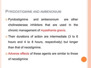 Parasympathomimetics ( Cholinergic Agonists).pptx