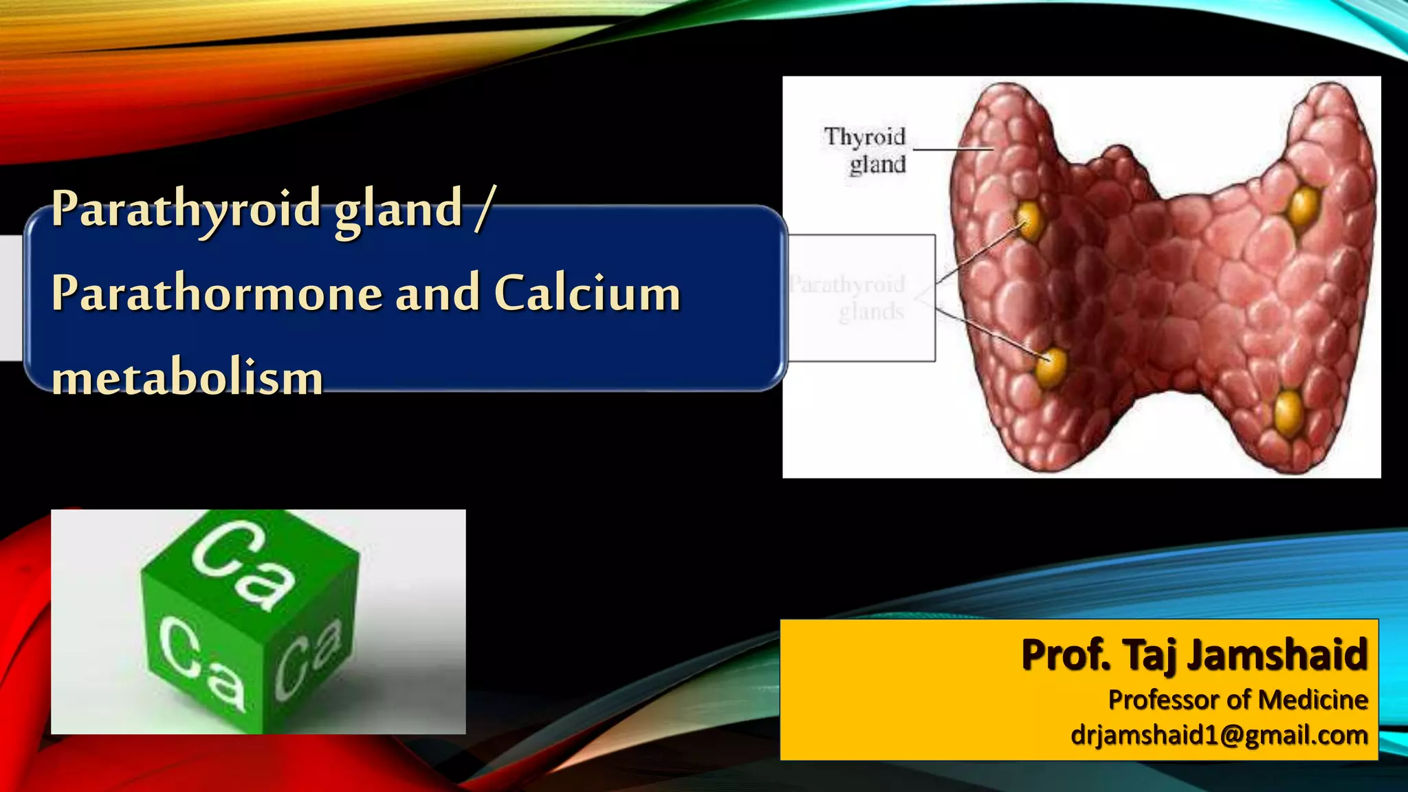 Parathyroid and calcium metabolism | PPTX