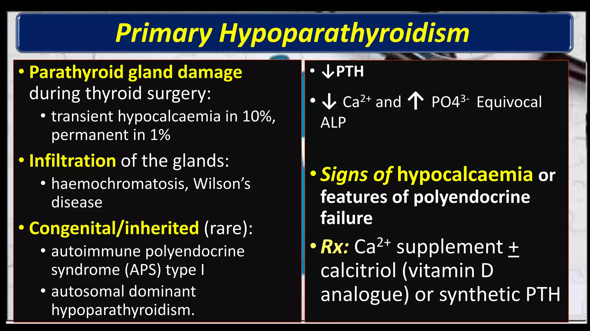 Parathyroid and calcium metabolism | PPTX