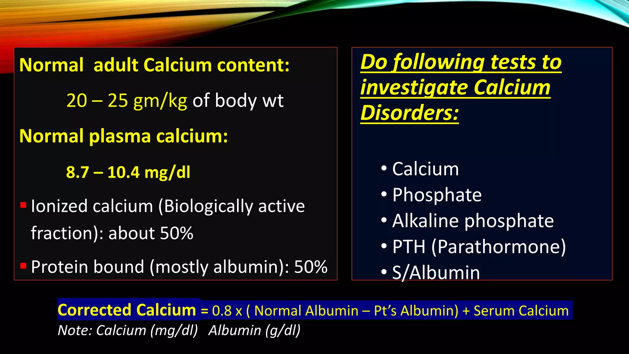 Parathyroid and calcium metabolism | PPTX