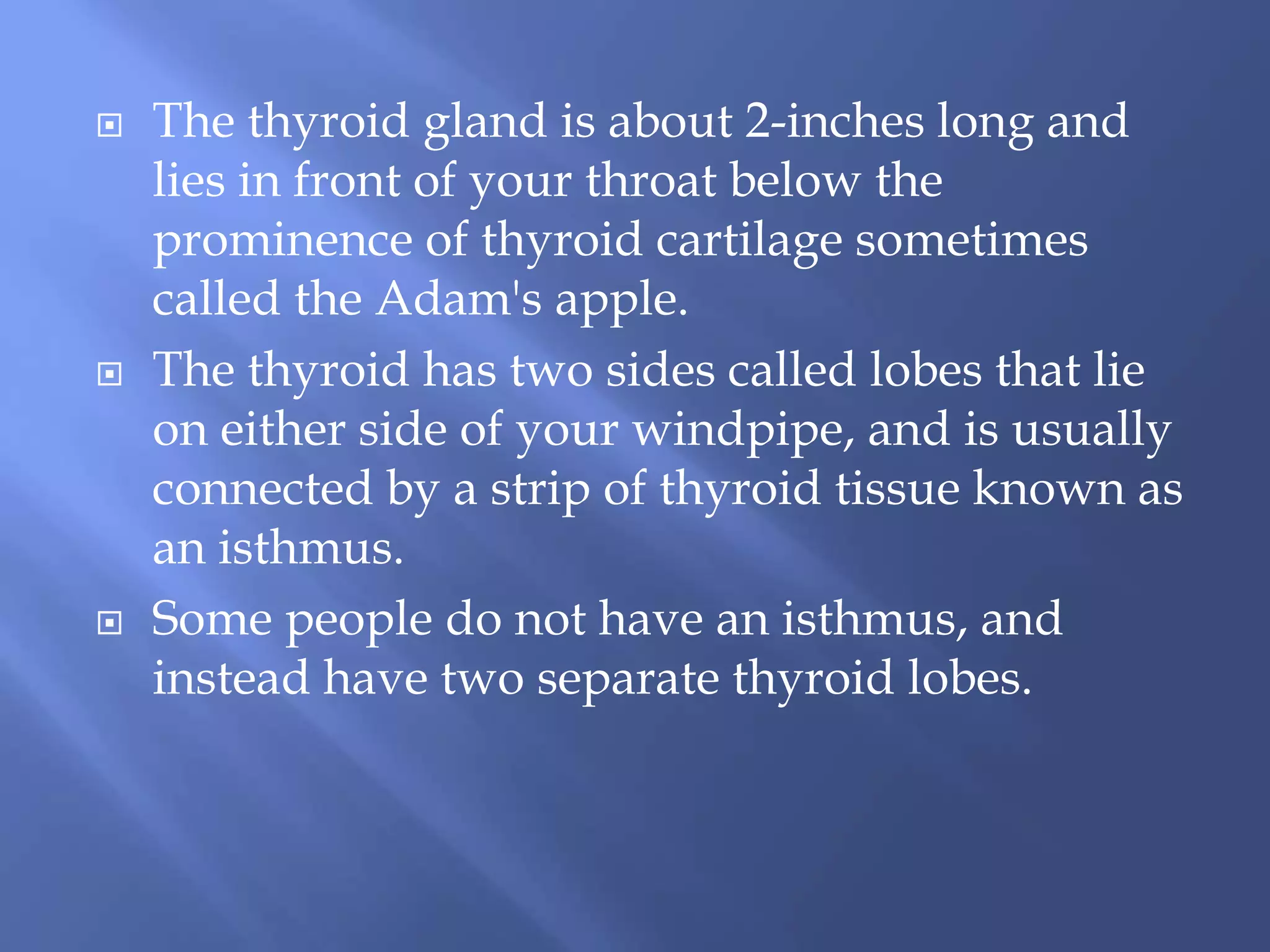 Parathyroid and thyroid glands | PPTX