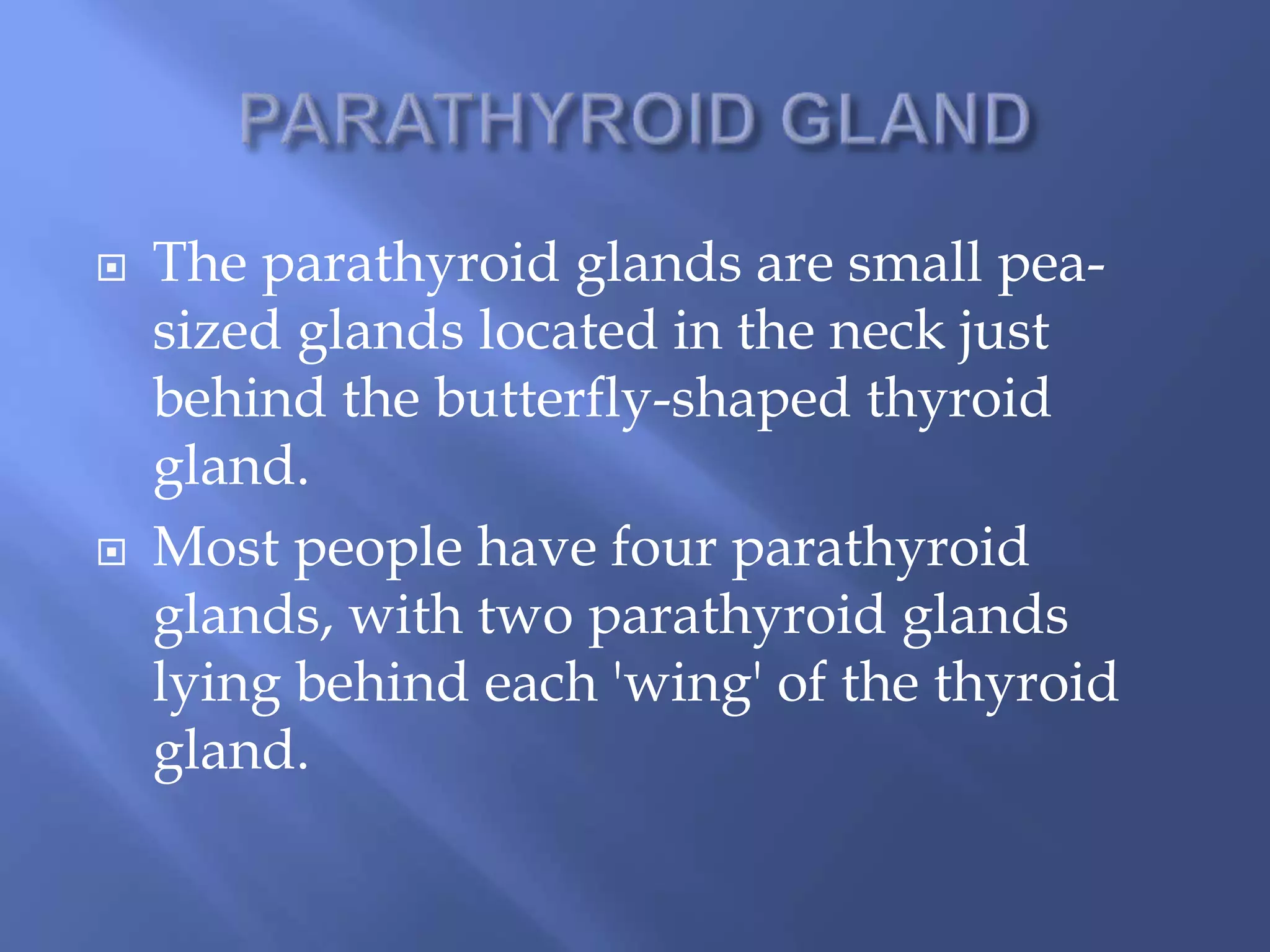 Parathyroid and thyroid glands | PPTX