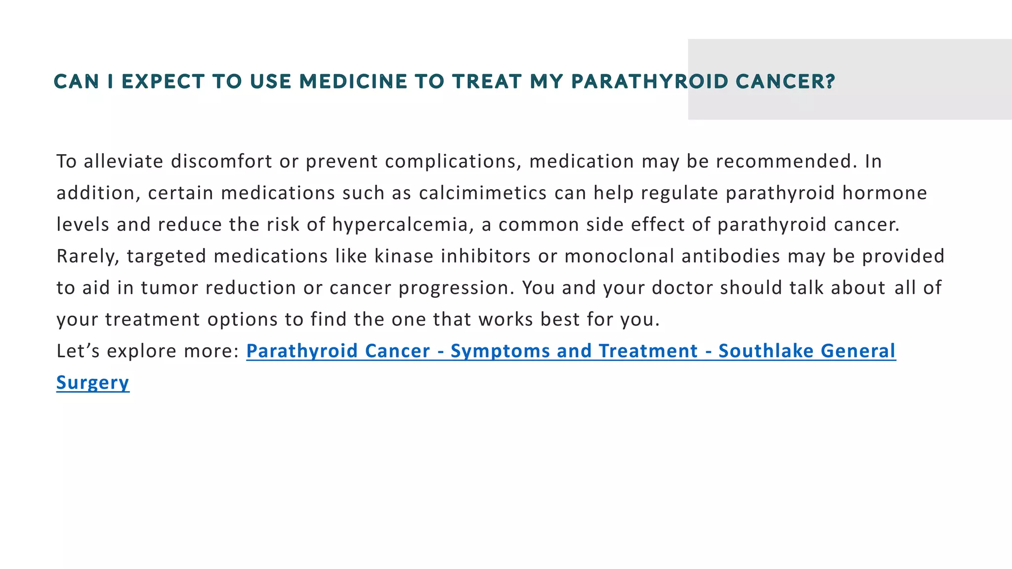 Parathyroid Cancer – Symptoms and Treatment.pdf