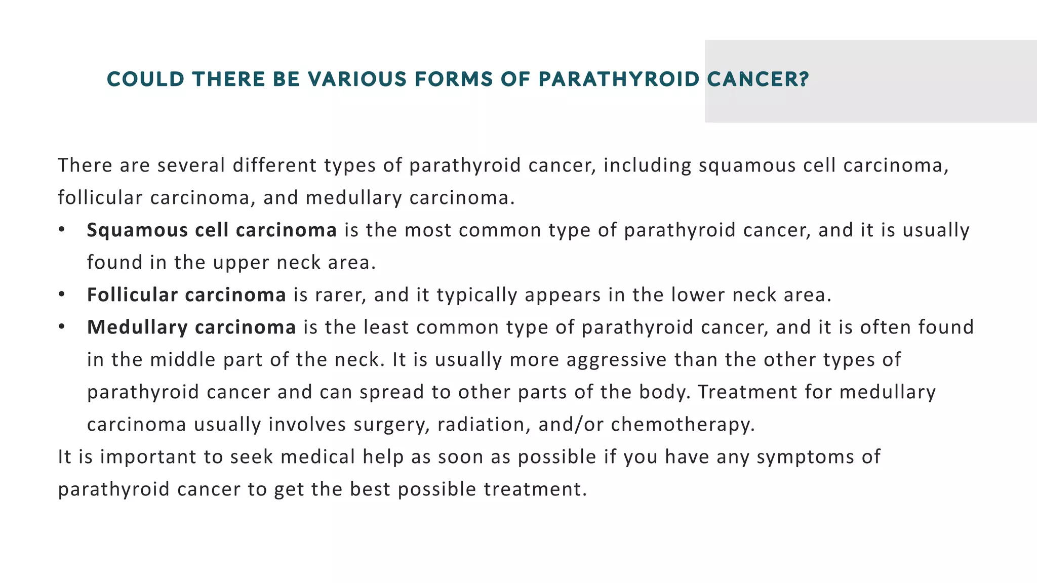 Parathyroid Cancer – Symptoms and Treatment.pdf