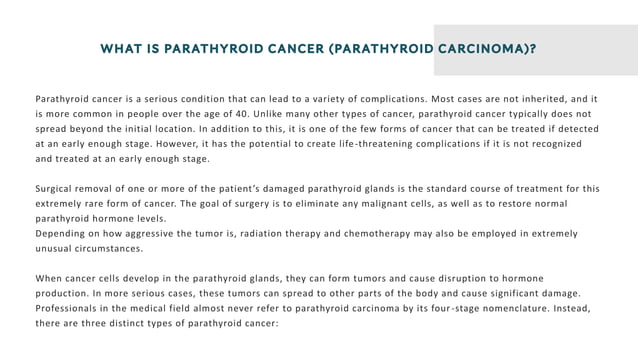Parathyroid Cancer – Symptoms and Treatment.pdf