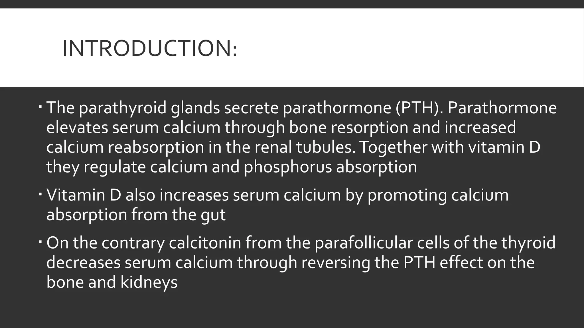 Parathyroid disease.pptx | Thyroid Disorders | Endocrine and Metabolic ...