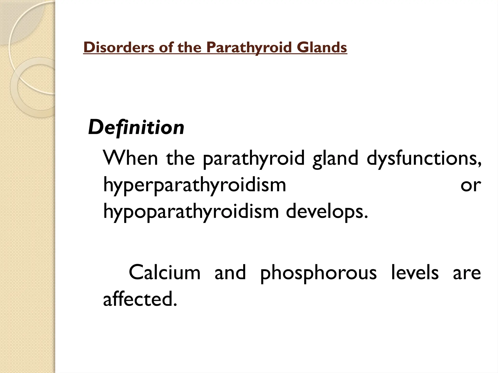 Parathyroid Disorder.pptx for bachelor of nursing | PPTX