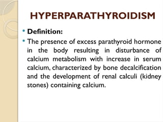 Parathyroid Disorder.pptx for bachelor of nursing | PPTX