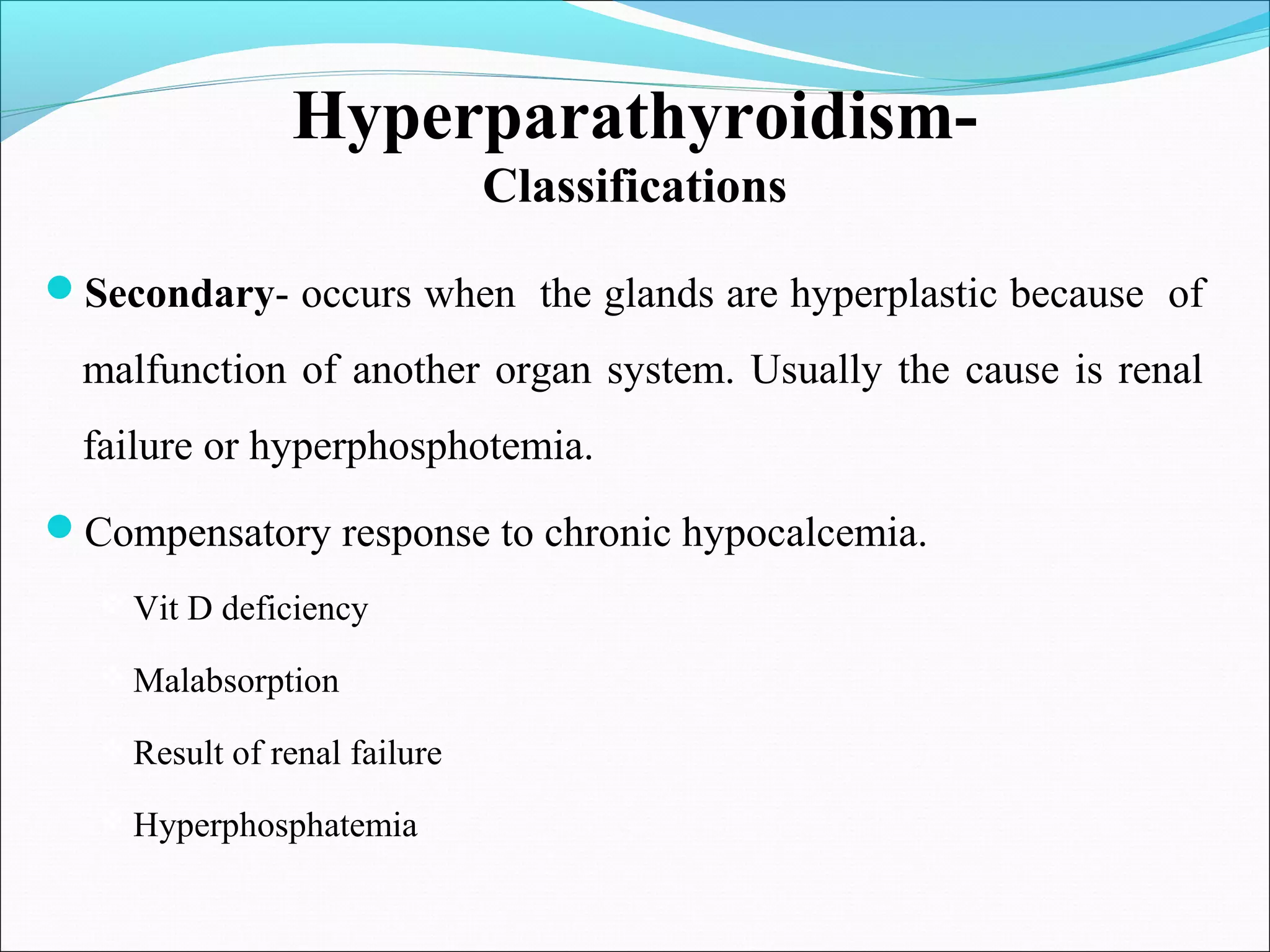 Parathyroid disorders | PPT