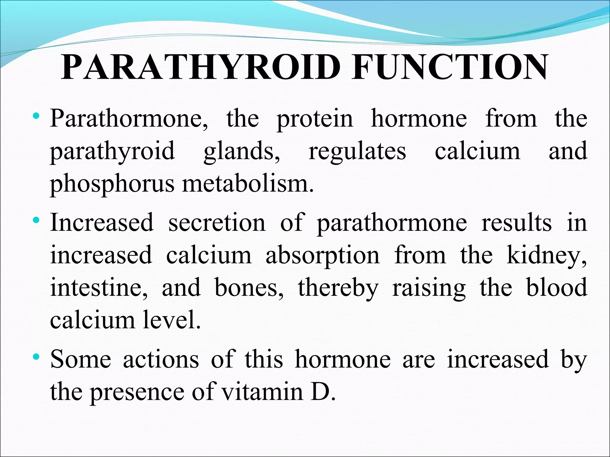 Parathyroid disorders | PPT