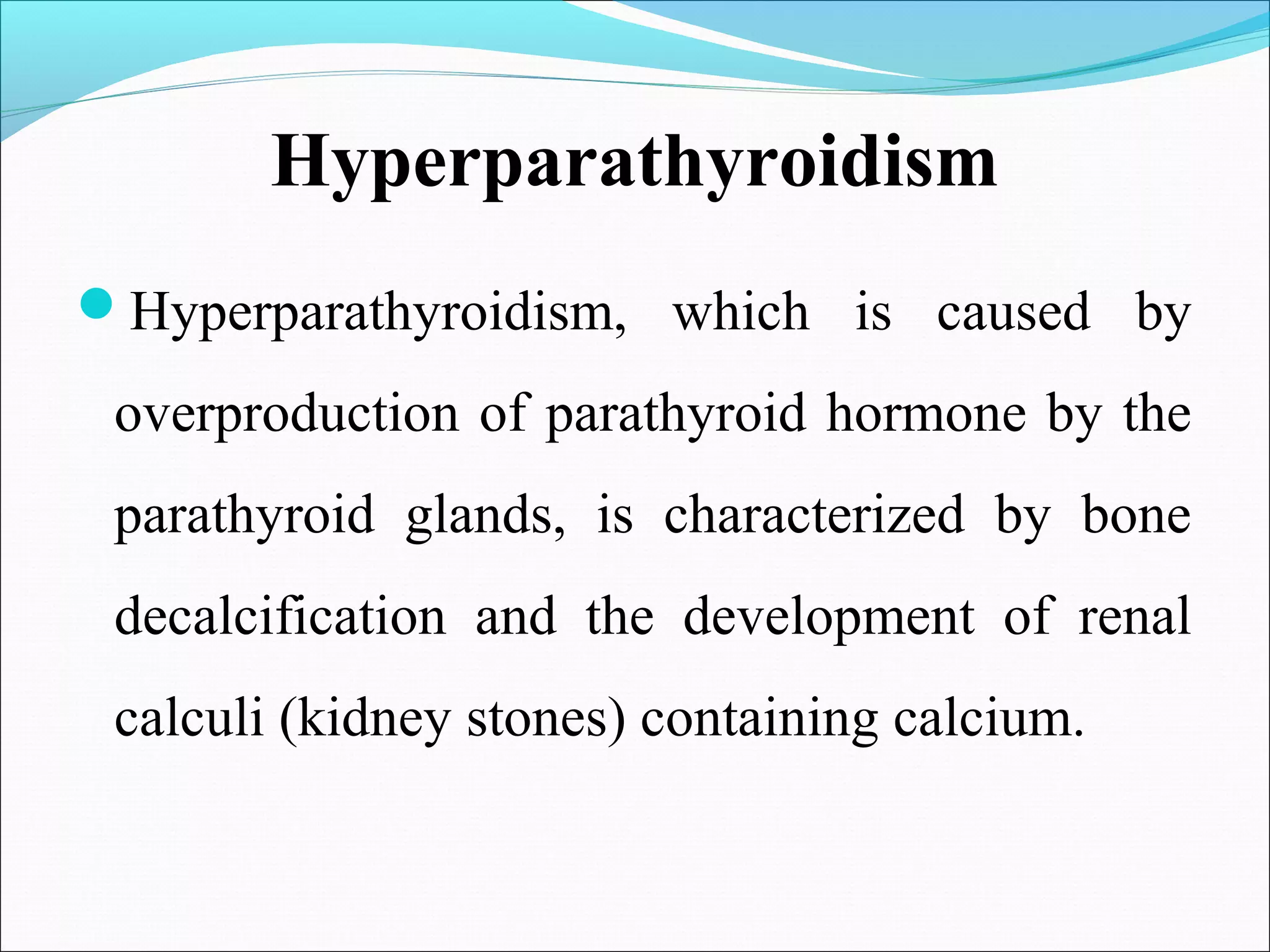 Parathyroid disorders | PPT