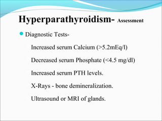 Parathyroid disorders | PPT | Endocrine and Metabolic Diseases ...
