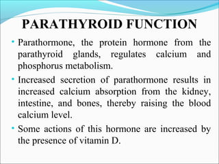 Parathyroid disorders | PPT