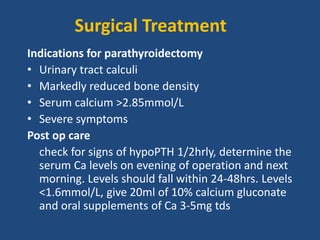 Parathyroid disorders | PPTX