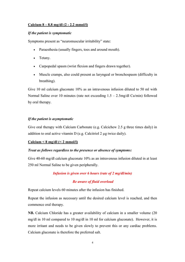 Parathyroidectomy (peri operative managament) | PDF
