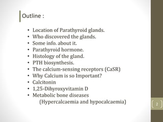 Physiology of Parathyroid glands | PPTX