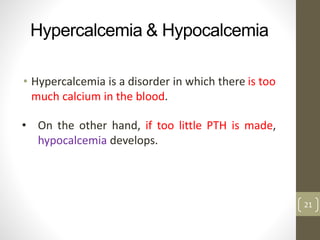Physiology of Parathyroid glands | PPTX