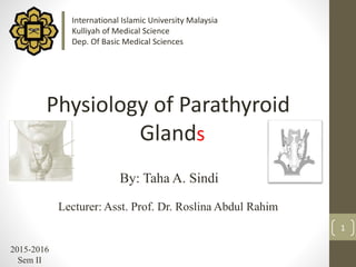 Parathyroid Gland Ppt
