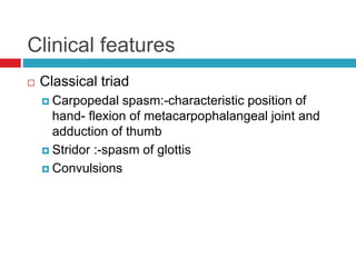 Parathyroid gland disorders and tetany | PPT