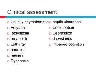 Parathyroid gland disorders and tetany | PPTX