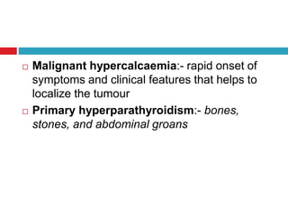 Parathyroid gland disorders and tetany | PPTX