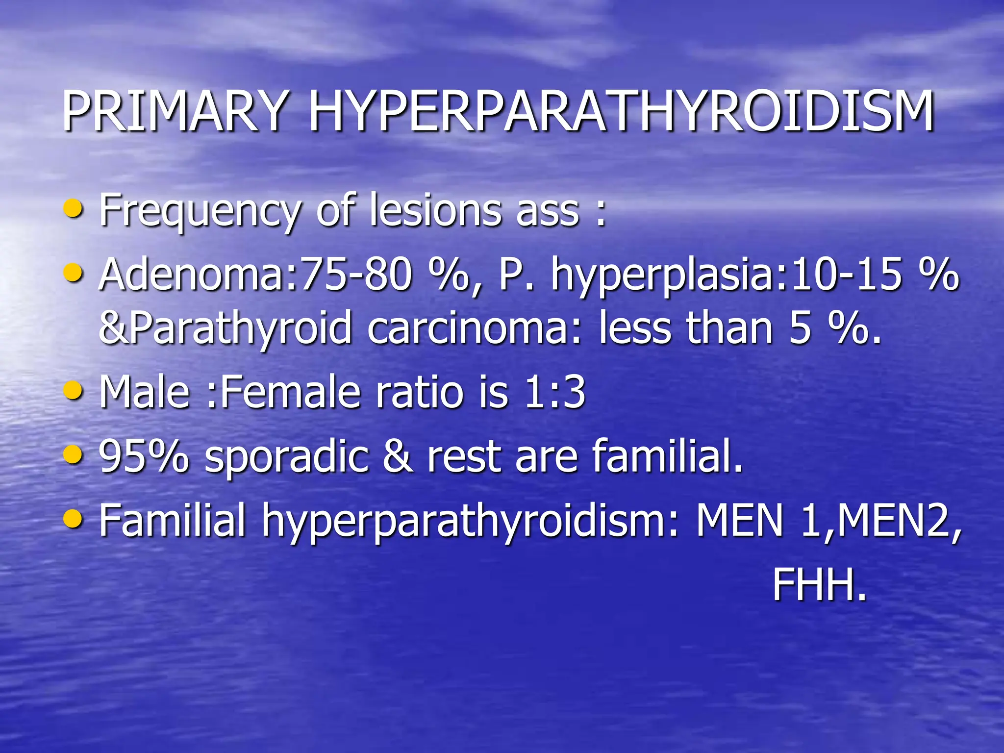 PARATHYROID GLANDS and diseases ppt .ppt