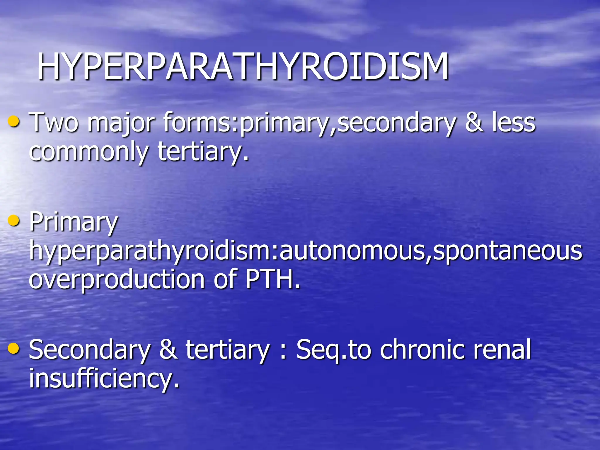 PARATHYROID GLANDS and diseases ppt .ppt