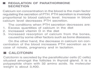 Parathyroid glands and physiology of bone | PPT