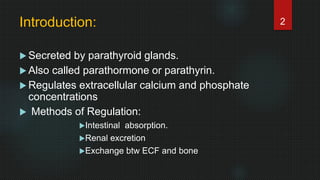 Parathyroid hormone | PPTX