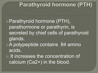 Parathyroid hormone | PPT