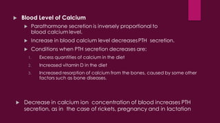 Parathyroid hormone and calcium homeostasis | PDF