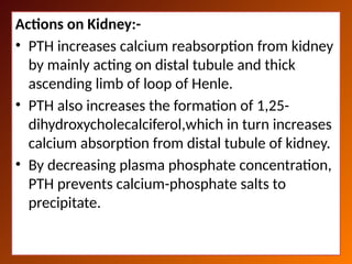 Parathyroid hormone & Vit D Calcium & phosphate homeostasis.pptx