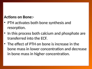 Parathyroid hormone & Vit D Calcium & phosphate homeostasis.pptx