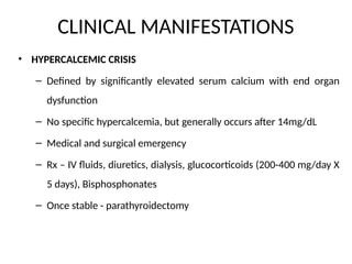 PARATHYROID BENIGN AND MALIGNANT LESIONS | PPTX