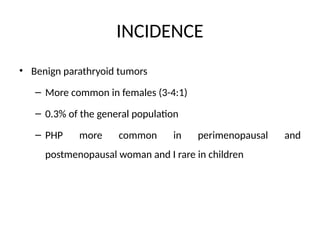 PARATHYROID BENIGN AND MALIGNANT LESIONS | PPTX