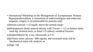 management of Hyperparathyroidism_ surgical aspects - A lecture for the ...