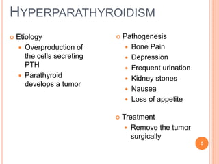 Parathyroid Gland and Disorders | PPTX