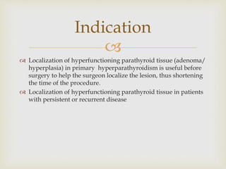 Parathyroid Scan | PPTX