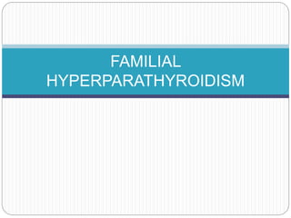 Parathyroid tumors | PPTX