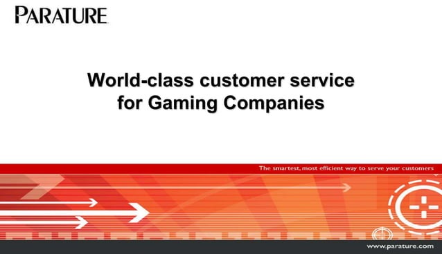 Parature Presentation Gaming August 2010 | PPT