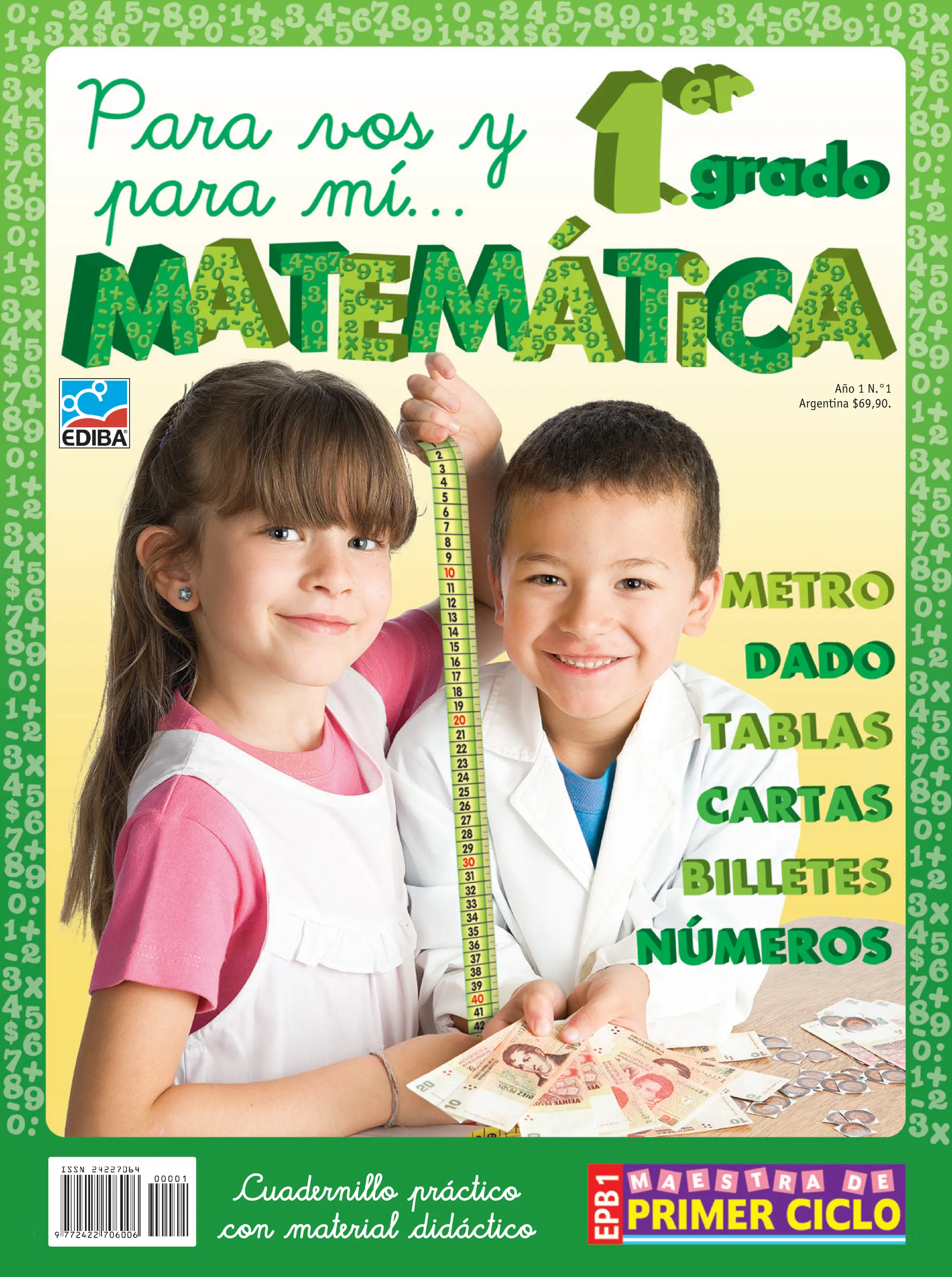 PARA VOS Y PARA MÍ, Matemática 1er grado, Ediba | PDF