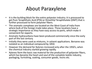 Paraxylene | PPTX