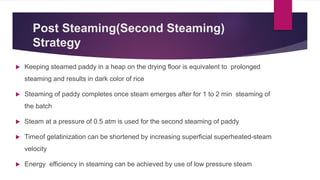 Parboiling of Rice | PPTX