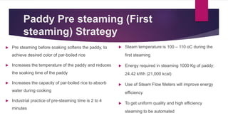 Parboiling of Rice | PPTX