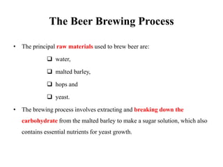 Parboiling , brewing and their biochemical changes | PPTX